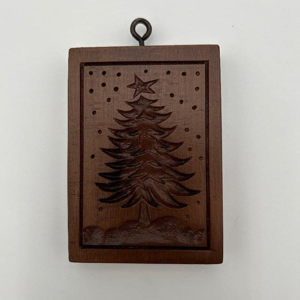 Frosted Christmas Tree Springerle Cookie Mold - Ad Crucem