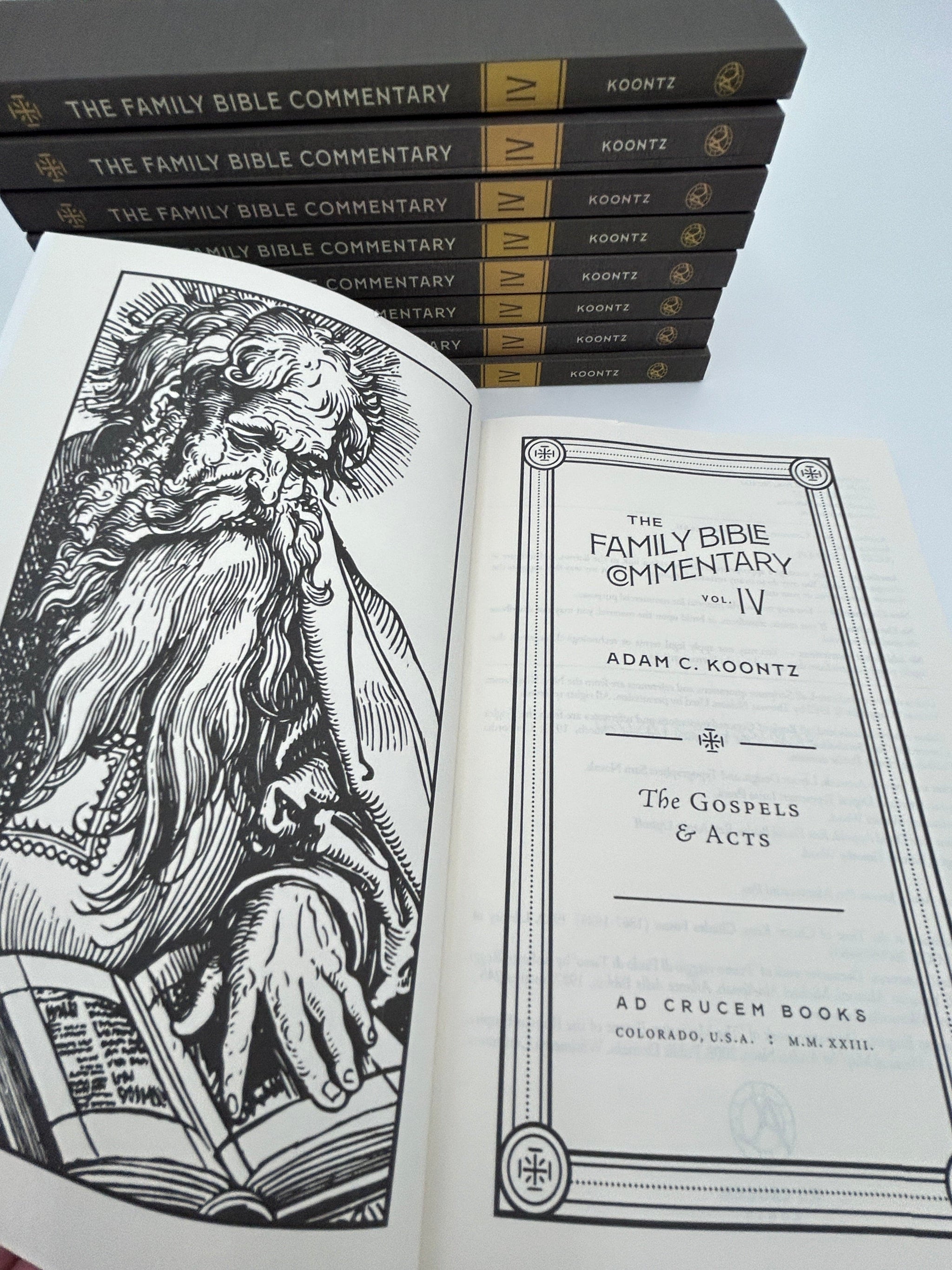 The Family Bible Commentary by Rev. Dr. Adam Koontz - Ad Crucem