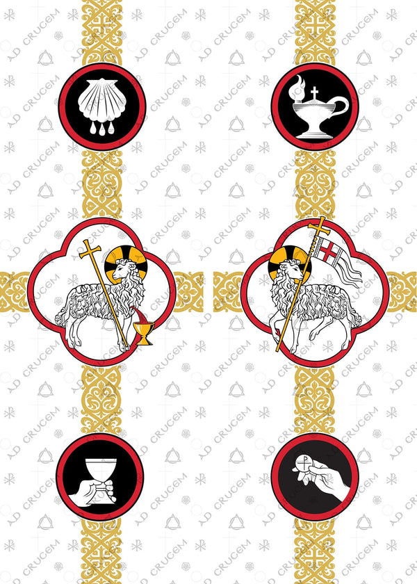 Ad Crucem Church Banner Set - Festivals, Feasts, Confirmation - Sacram